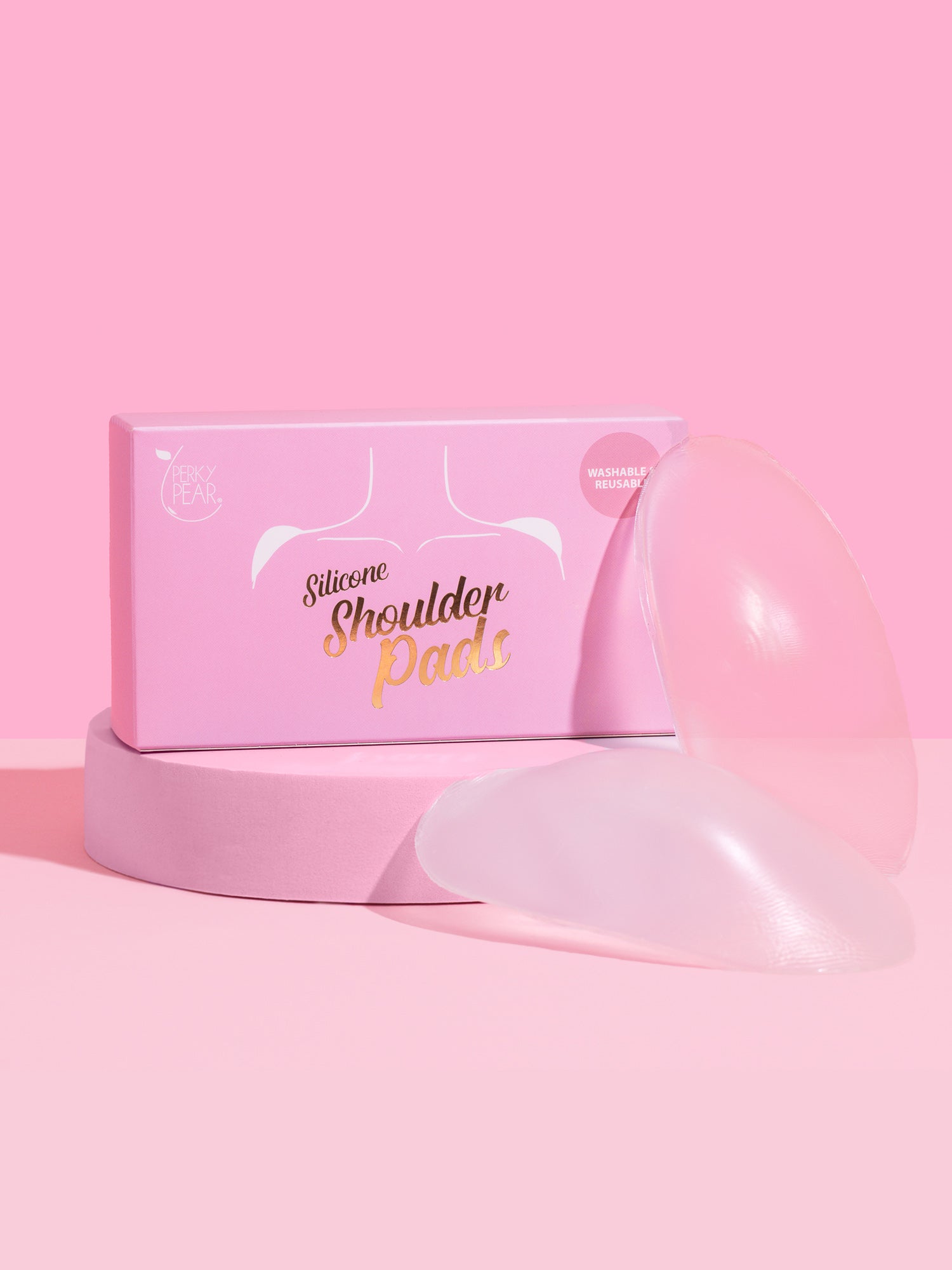 Reusable Adhesive Silicone Shoulder Pads – Perky Pear